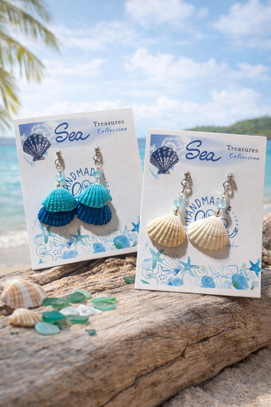 Sea Treasures Collection - Sea Glass Wind Chimes, Beach Decor & Gifts